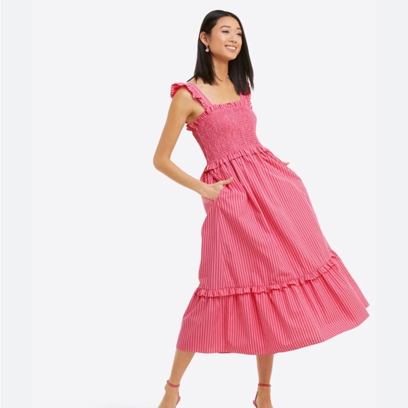 Draper James | Dresses | Draper James Smocked Midi Dress | Poshmark